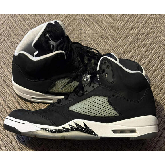 Jordan | Shoes | Jordan 5 Retro 22 Mid Oreo Moonlight Black White Suede ...